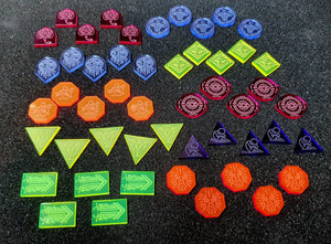 Acrylic Token Set (55) - designed for CodeBlade - Available