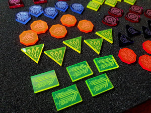 Acrylic Token Set (55) - designed for CodeBlade - Available