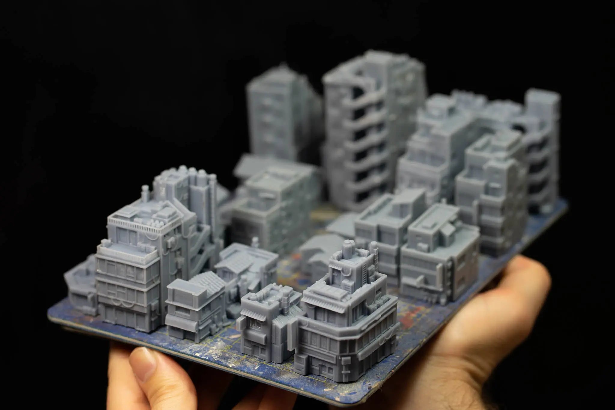 Asia City, Pack 02 [6 Buildings] - 6-8mm scale