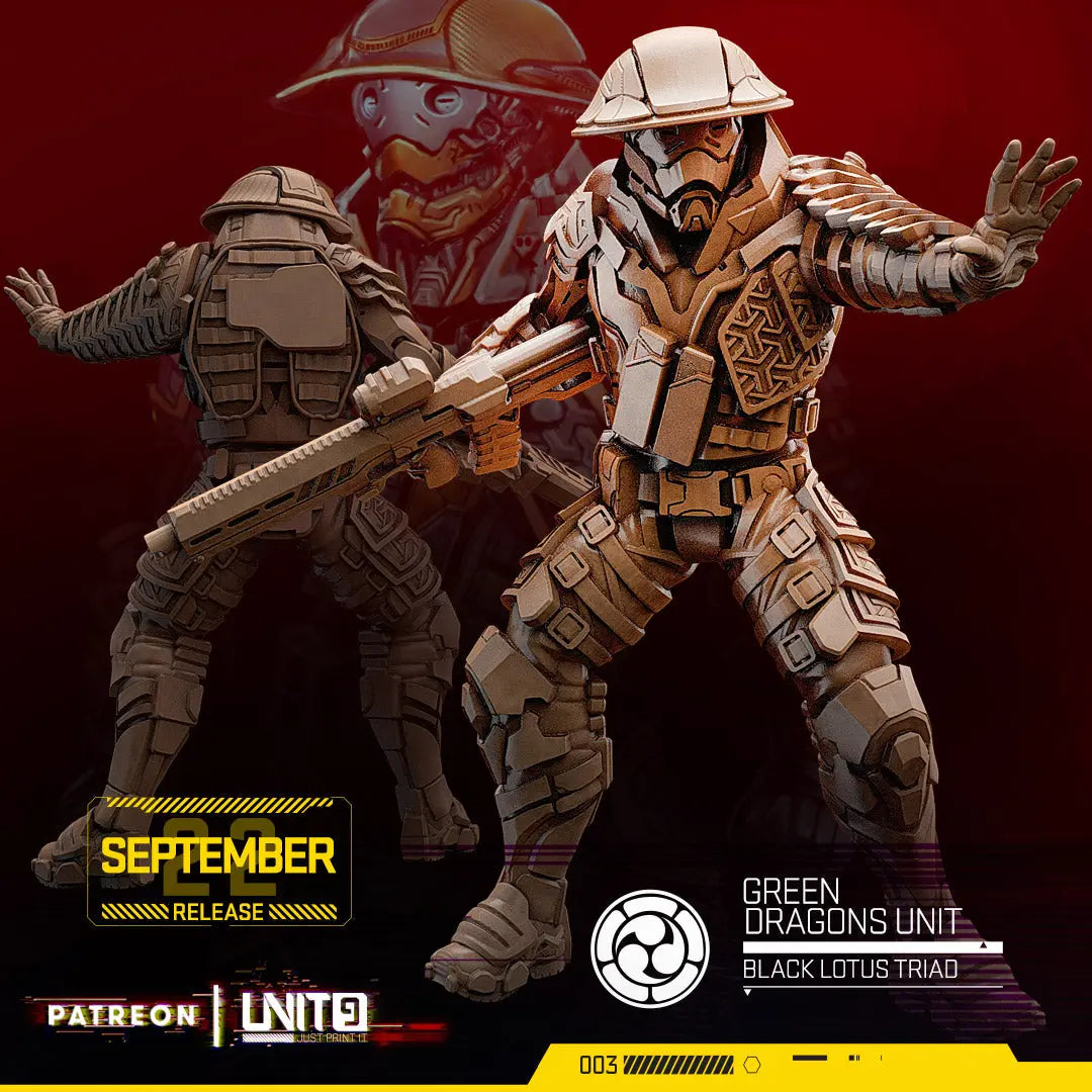 Black Lotus Triad Collection - Laserforge Miniatures