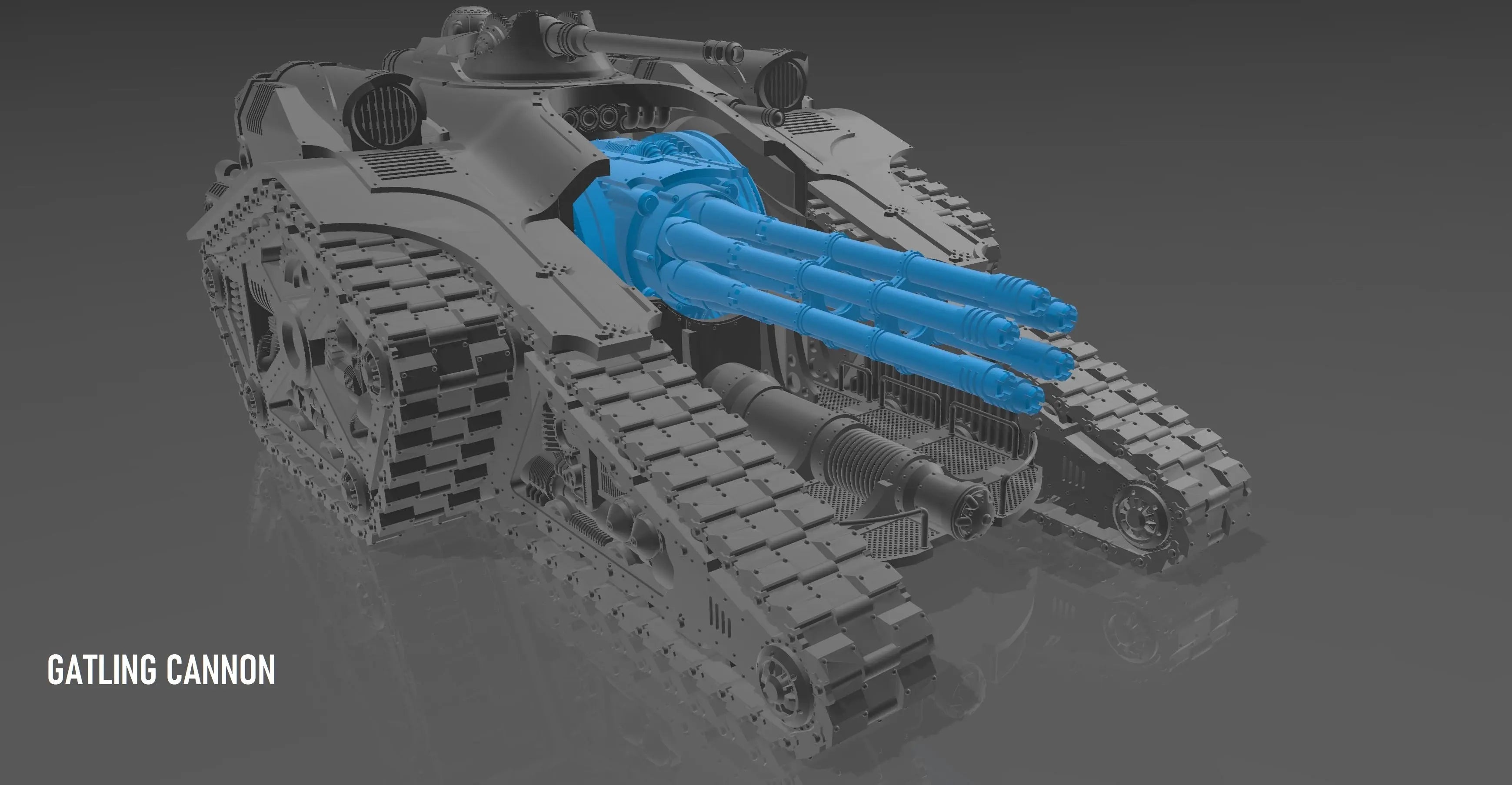 Callisto Super Heavy Weapon Carrier - Laserforge Miniatures