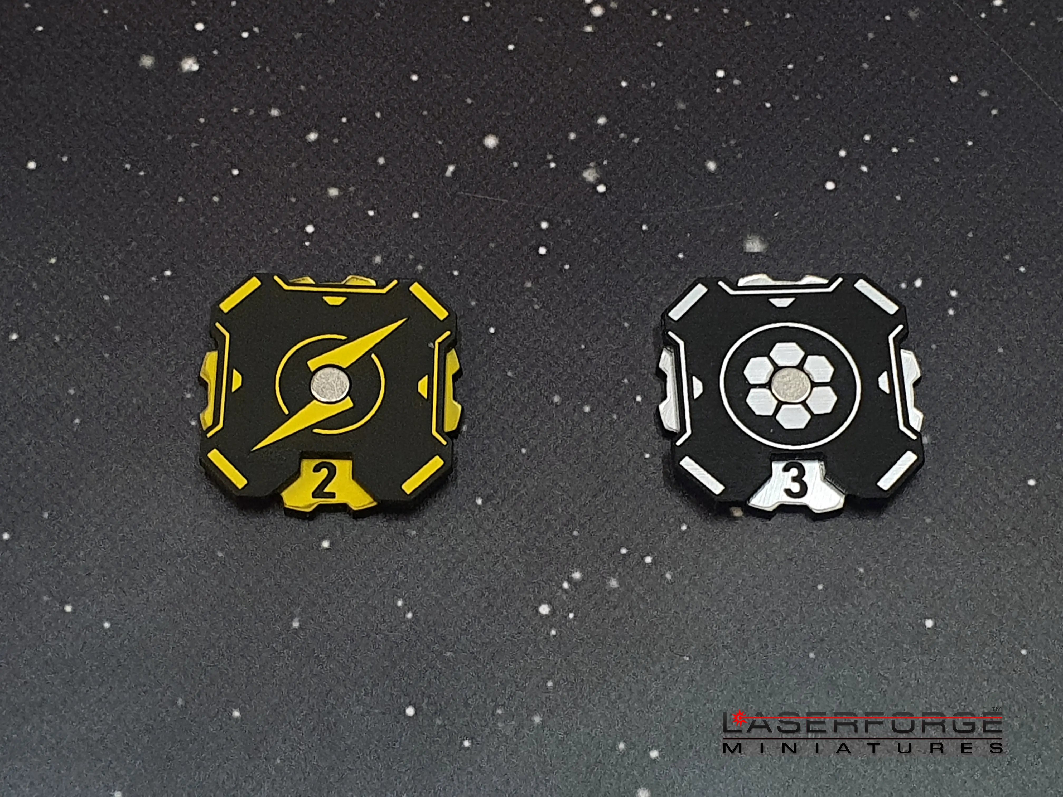 Energy/Shield/Force Dial Counters - Compatible with Star Wars XWing
