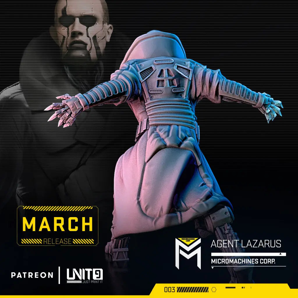 Micromachine Corp Agents Bundle [MAR 21] - Laserforge Miniatures