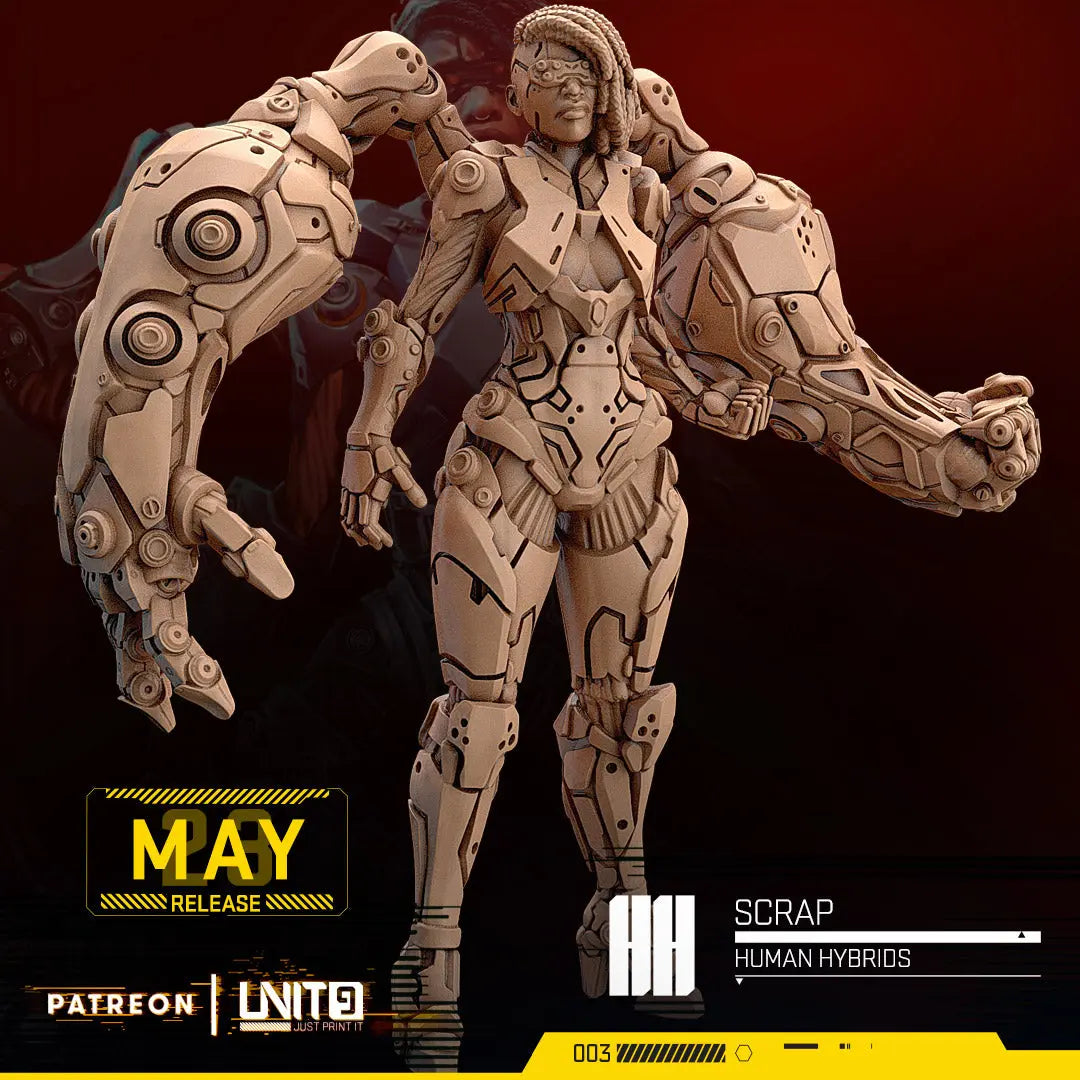 Unit 9 - Human Hybrids Get it now - Laserforge Miniatures