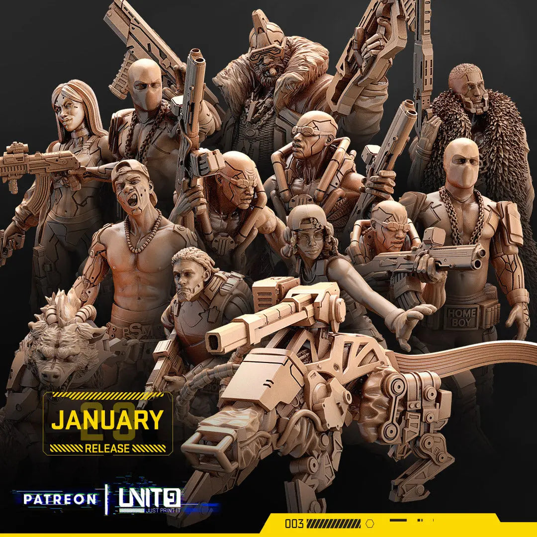 The B Mob Collection - Laserforge Miniatures