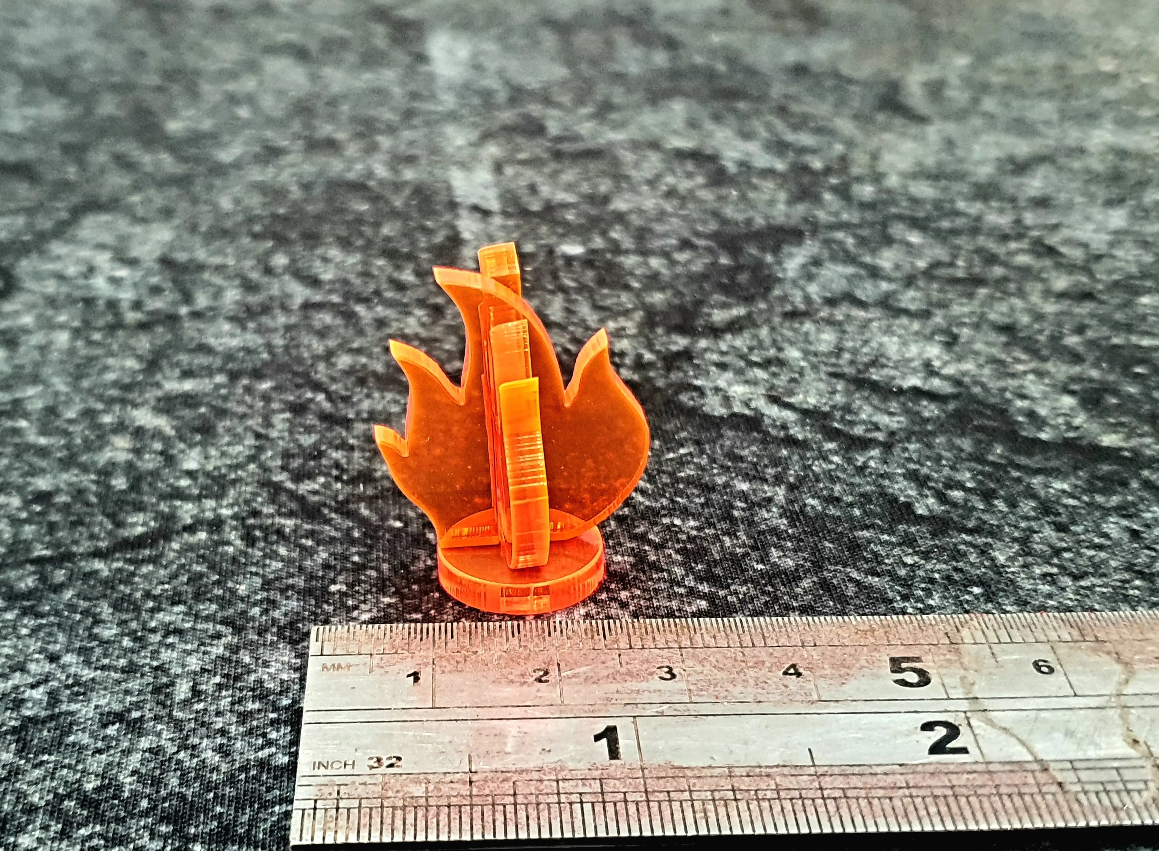 Universal "Fire" Marker Pack (10) - Laserforge Miniatures